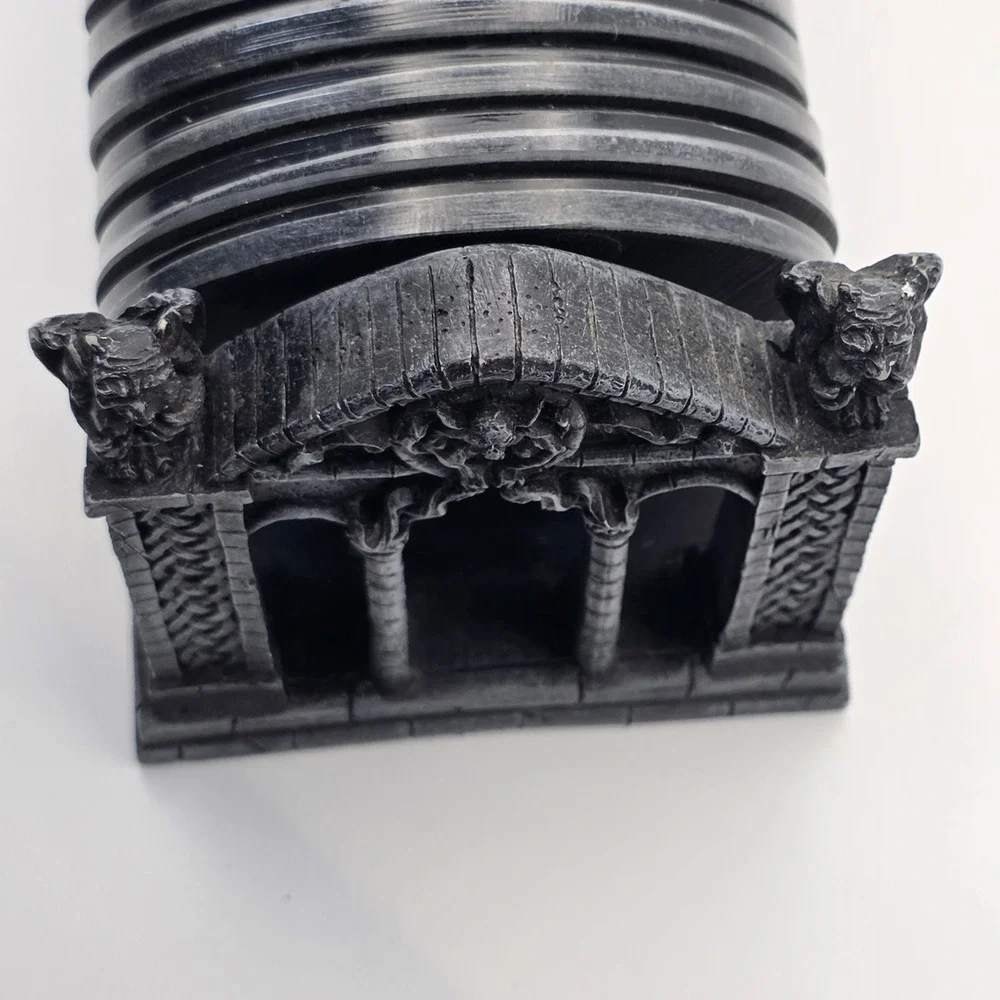 Dining | Gothic Zodiac Coaster Set W Gargoyle Cathedral Holder 12 Total ...